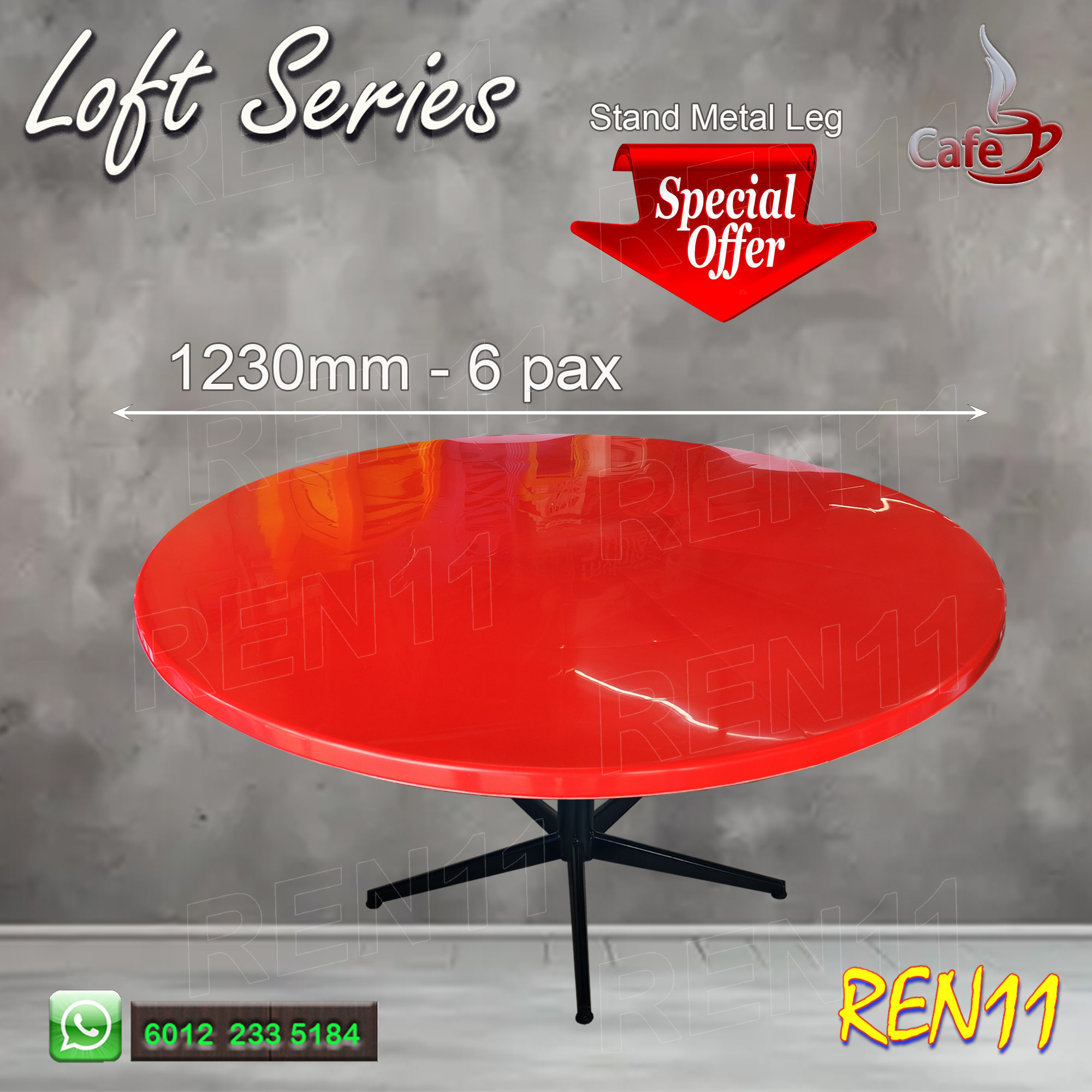 3V ROUND Plastic Table Stand Base - Grad A Original with Logo - Klang ...