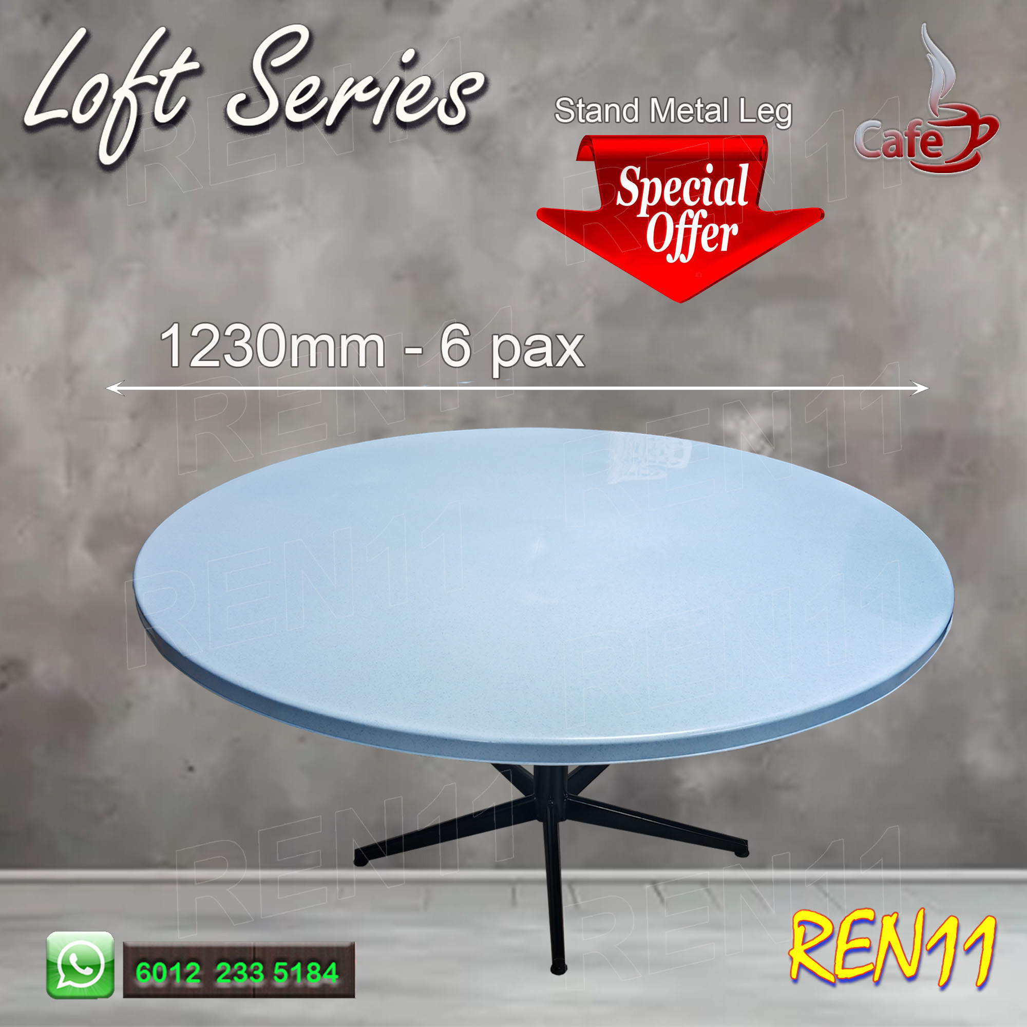 3V ROUND Plastic Table Stand Base - Grad A Original with Logo - Klang ...
