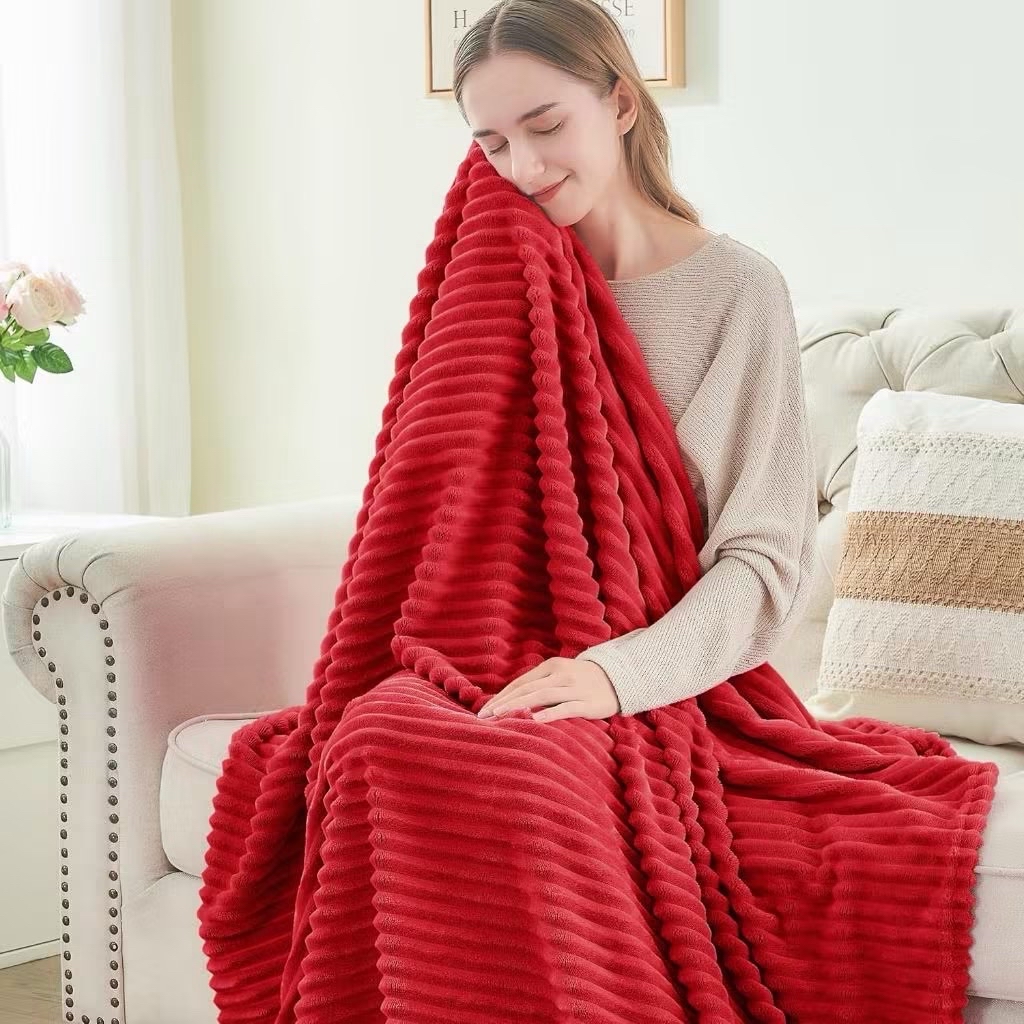 SELIMUT VIRAL SUPER SOFT | QUEEN SIZE FLANNEL BLANKET | COZY THROW ...