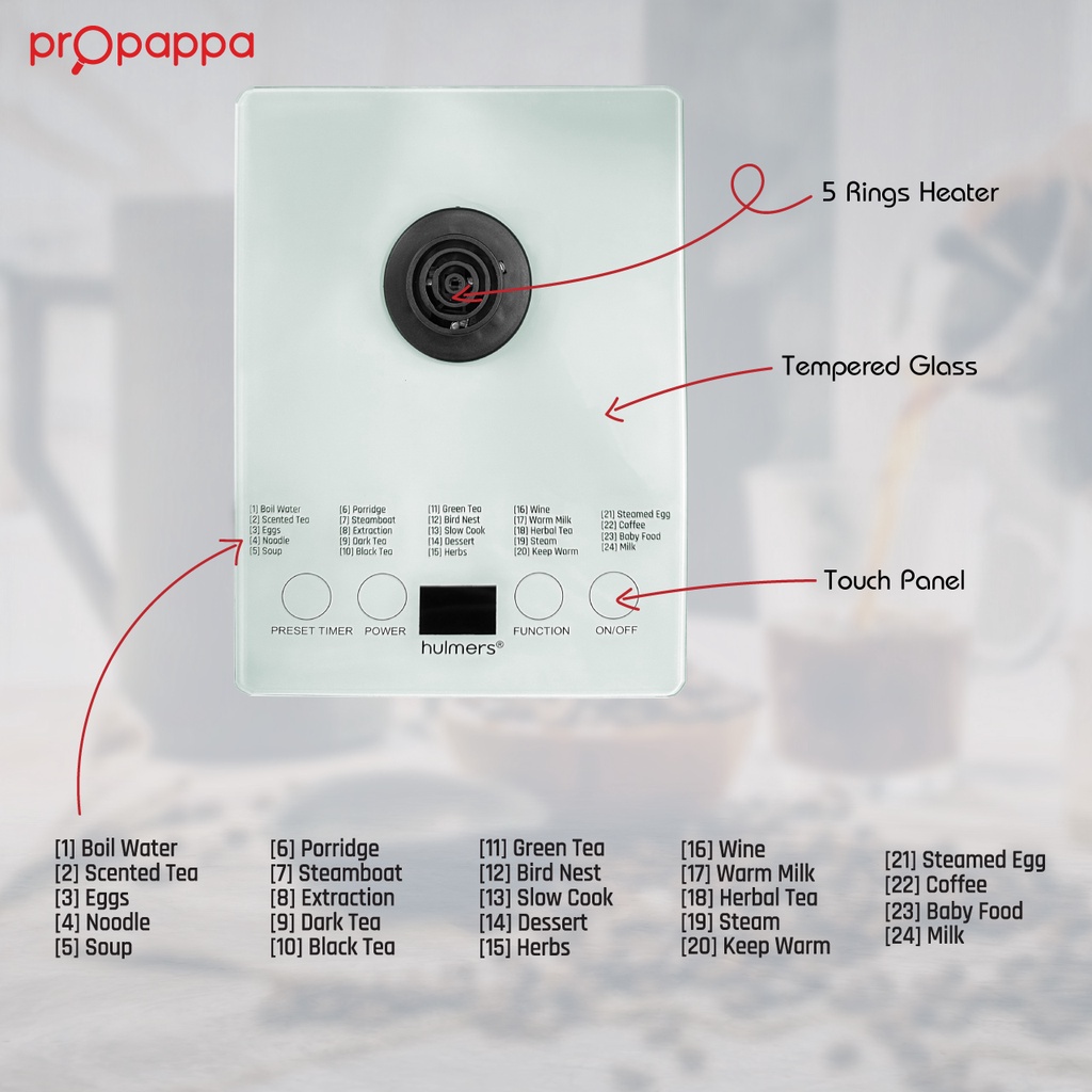 Propappa - Chinese Ver. Multi Functional Healthy Pot, Cerek / Penjerang ...