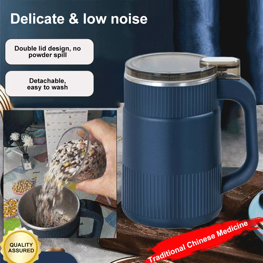 🔥500ml Electric Grinder 300W Strong Power Powder Machine For Beans Nuts ...