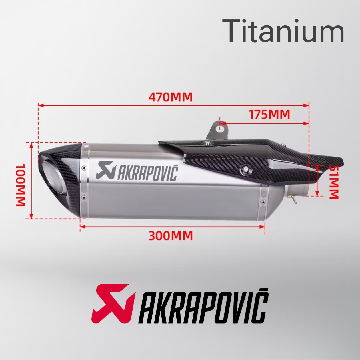 Design Akrapovic Slip On Exhaust ZONTES 368G New Ekzos Stainless Steel ...