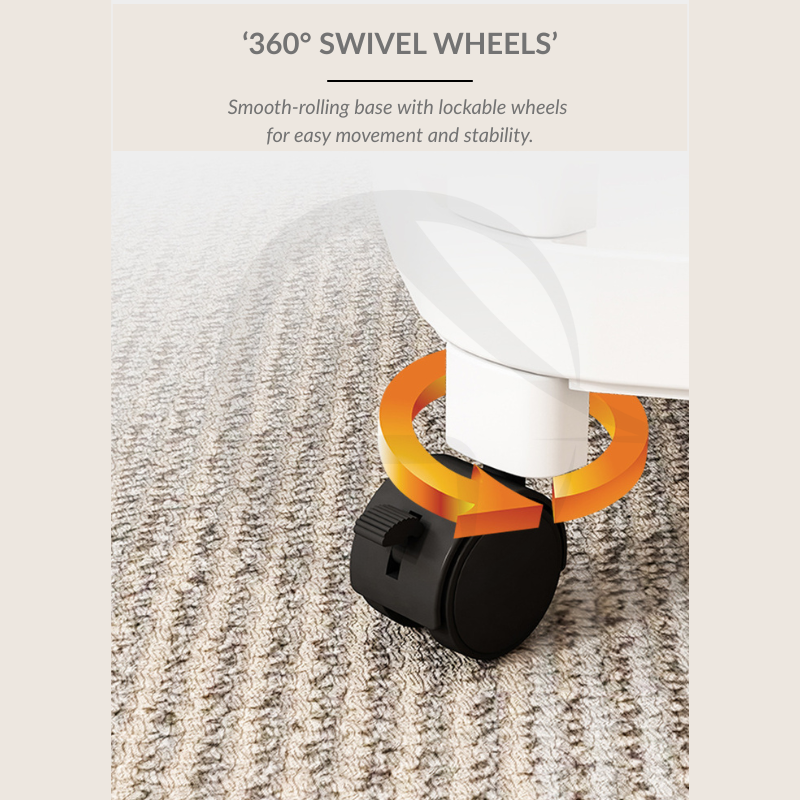 Multi-Level Trolley Rack with Wheels Moveable Minimalist Kitchen ...