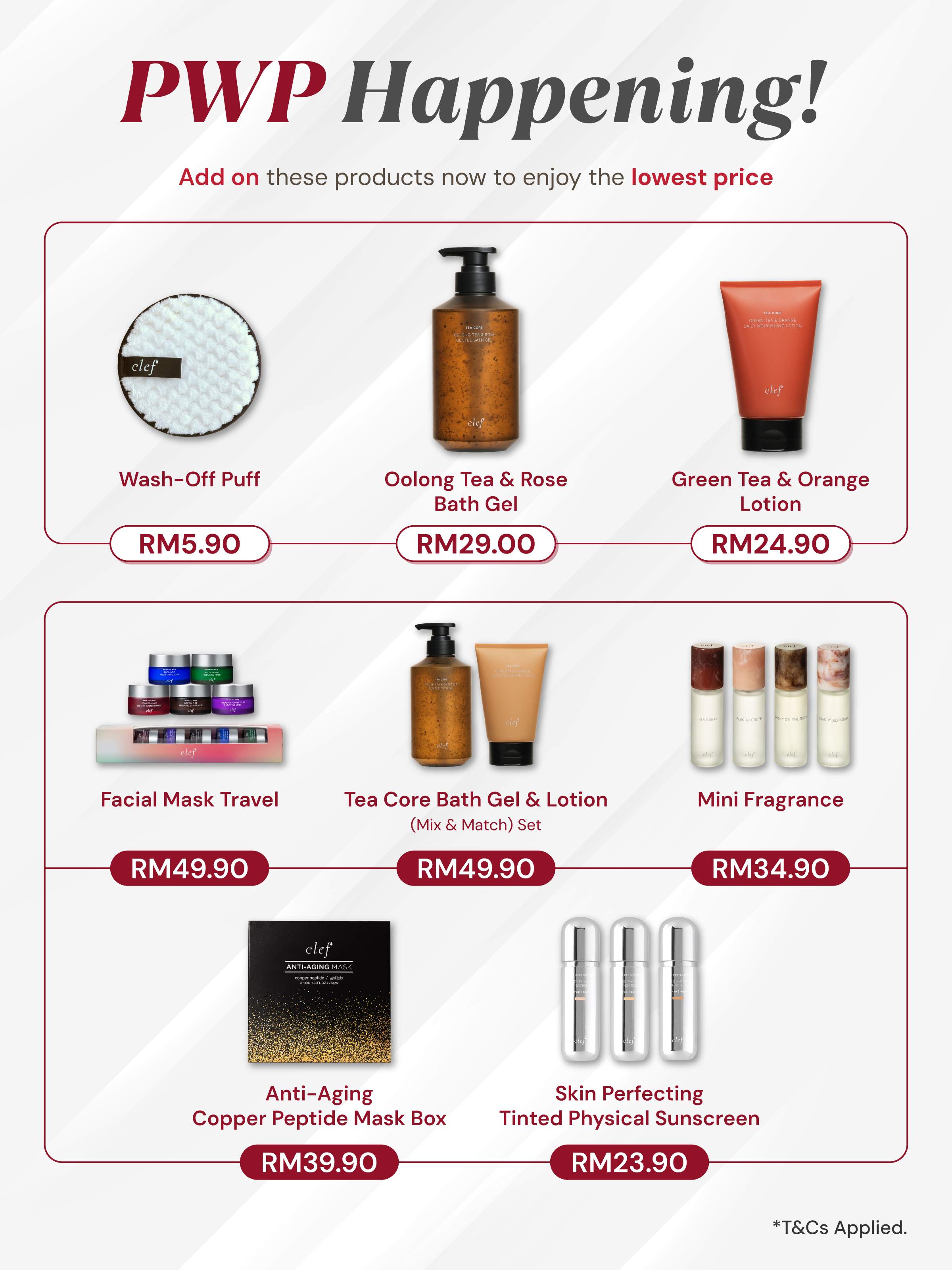 [READY STOCK] CLEF Tea Core Oolong Tea & Rose Gentle Bath Gel & Daily ...