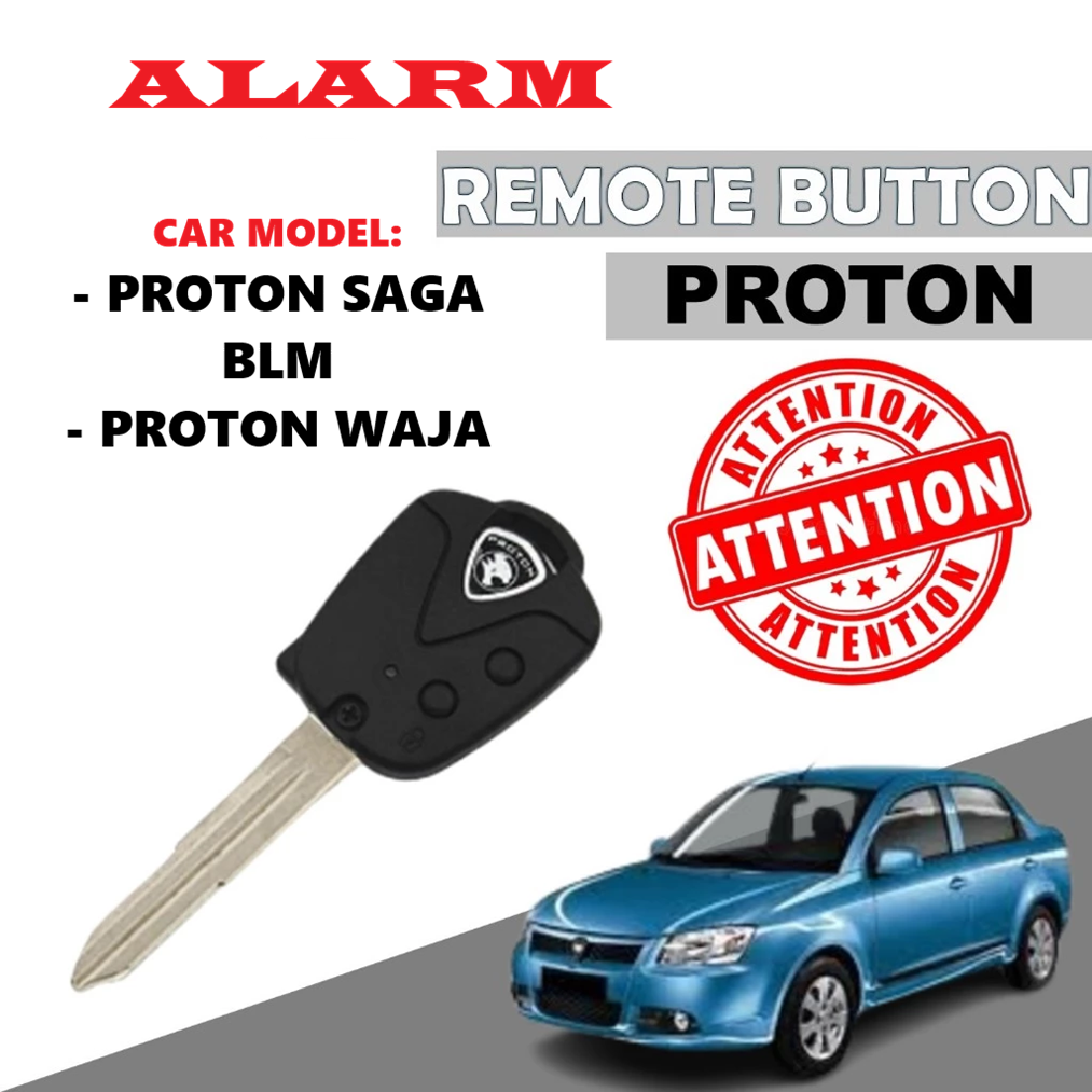 Proton Saga BLM/Waja Car Remote Control Alarm Button (2 Button) Key ...