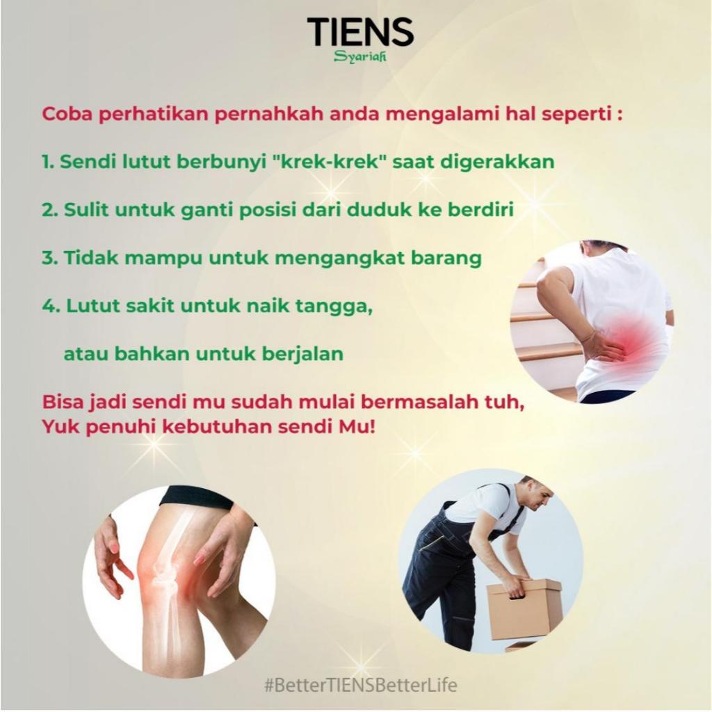 Glucosamine Original Tiens Ubat Sakit Lutut Saraf Urat Pinggang Dan ...