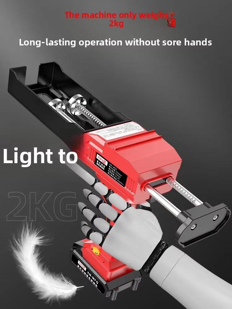 Electric Cordless Caulking Gun Dripless Double Cartridge Adhesive Epoxy ...