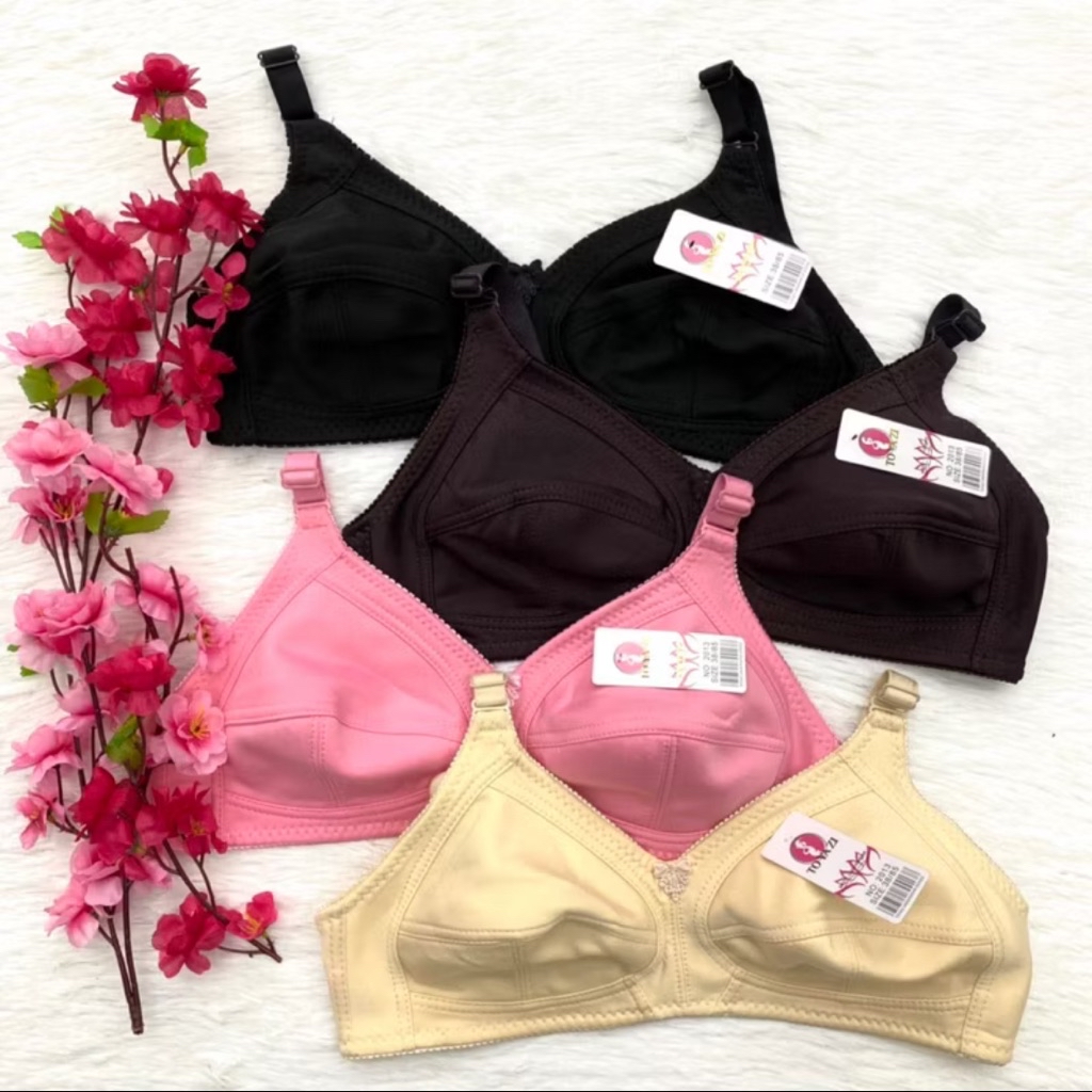 36-50 NON WIRED GOOD QUALITY COTTON FULL CUP BRA {2013} / BAJU DALAM 36 ...