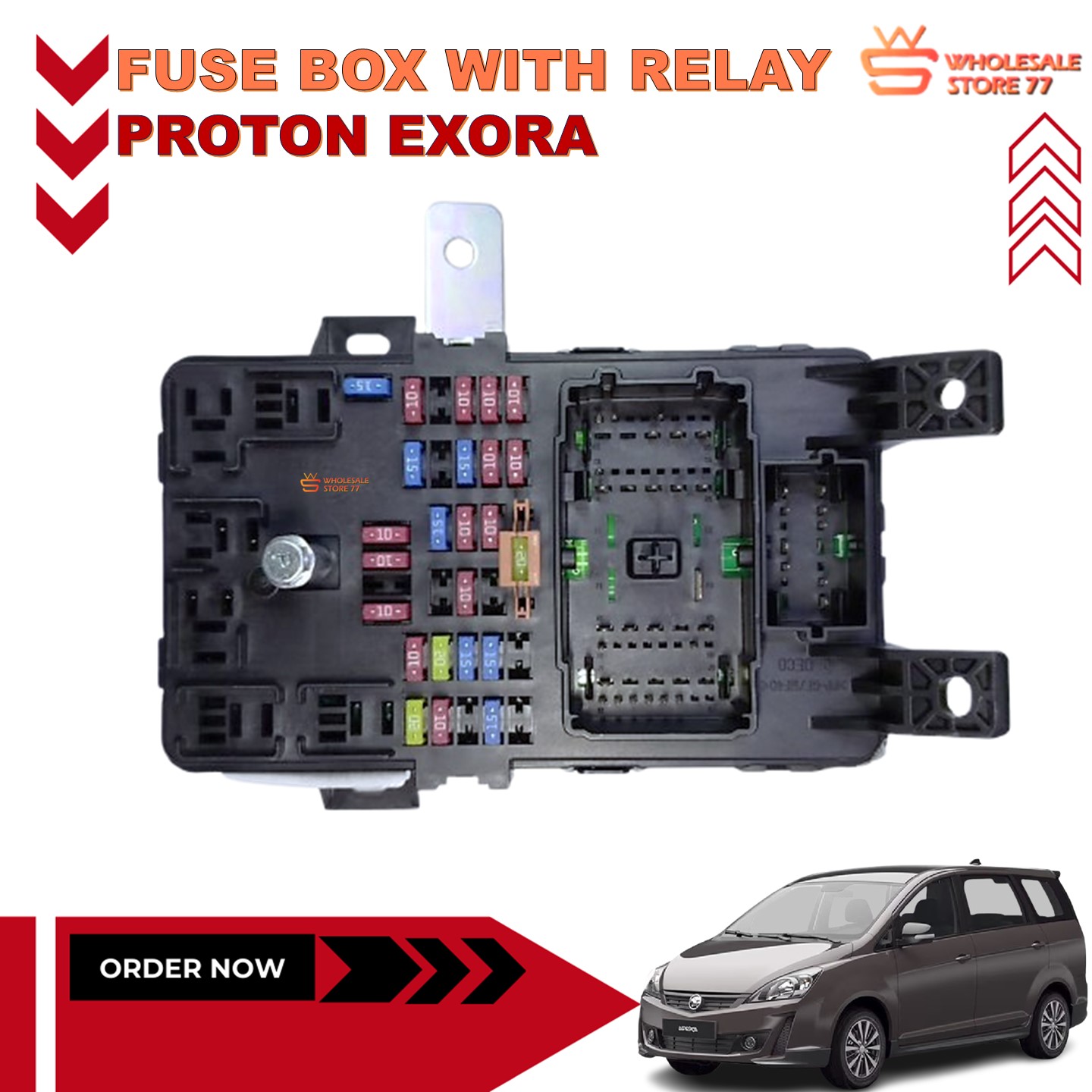 READY STOCK | PROTON EXORA / EXORA BOLD INSTRUMENT PANEL FUSE BOX WITH ...