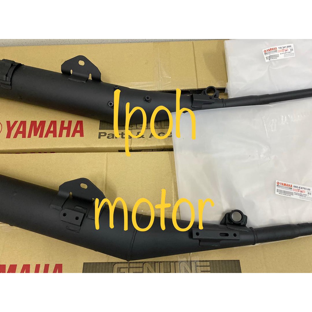 YAMAHA Exhaust Original LC135 55C 55D LC135 V1 V2 V3 V4 V5 V6 V7 MUFFLER 100% Original Yamaha ...