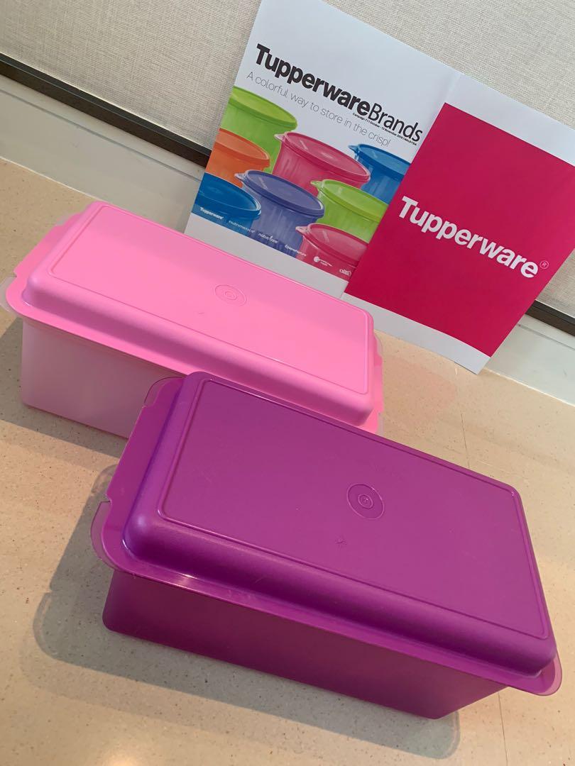 Tupperware Butter Dish / mosaic Bread Server (bekas roti) Food ...