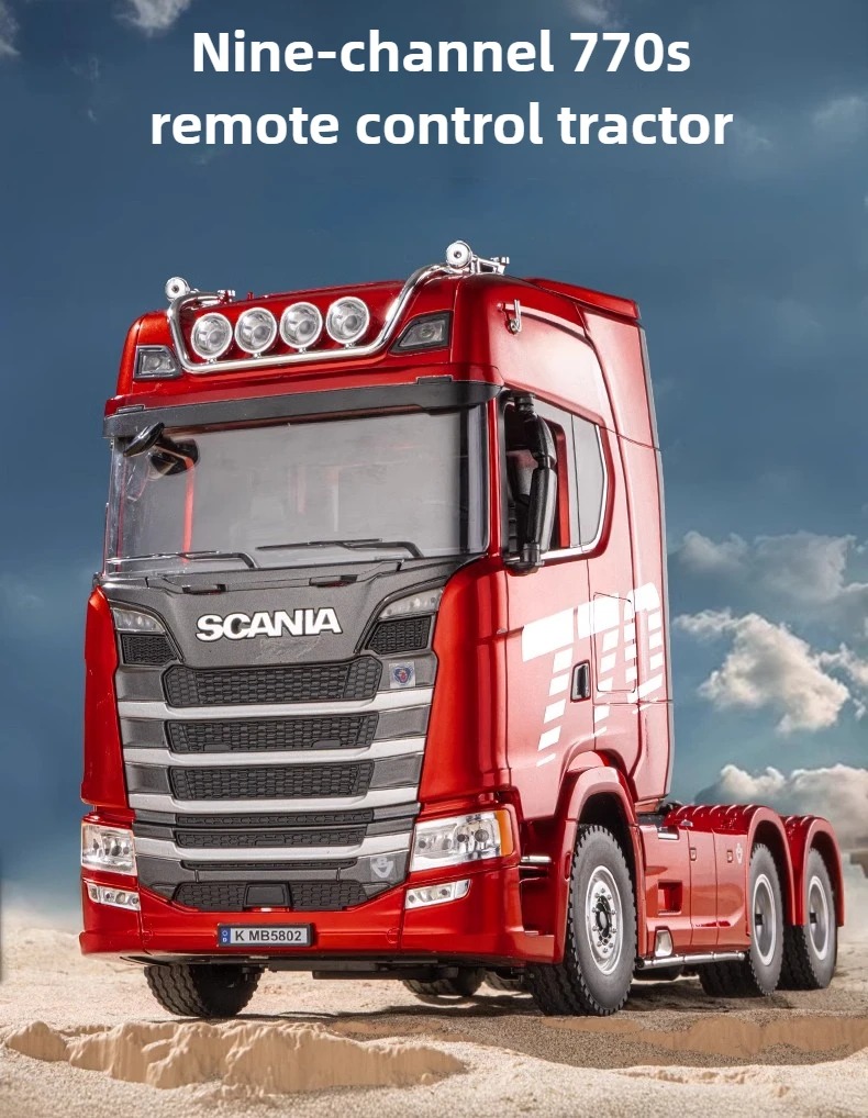 [NEW26] HUINA 1501 SCANIA 770S RC Tractor Truck 19CH Engineering ...