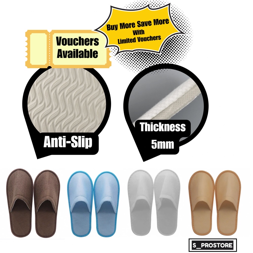 Ready Stock Home Slipper Unisex Indoor Slipper Travel Hotel Airbnb Room ...