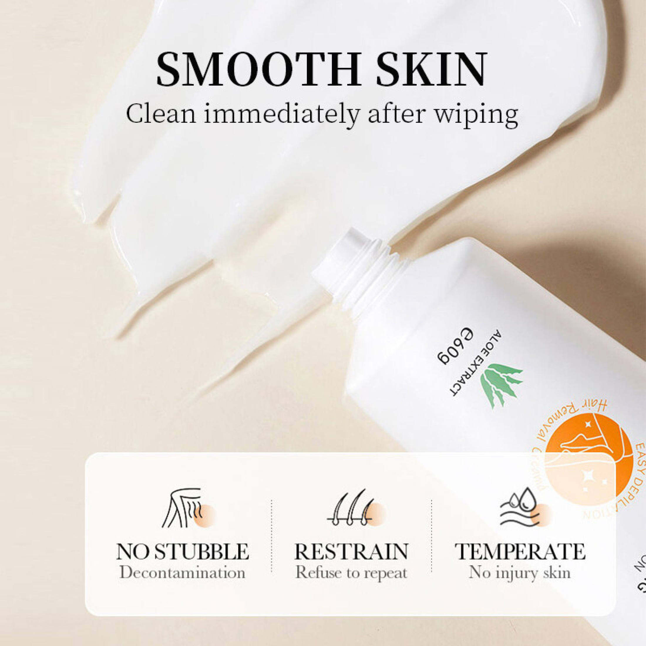 Natural hair removal cream painless hair removal cream suitable for ...