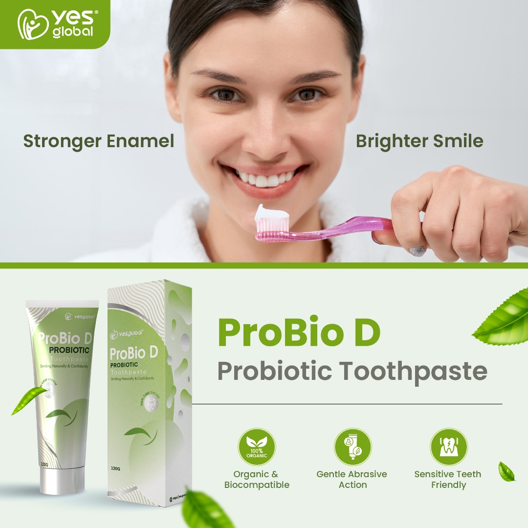 ProBio D Probiotic Toothpaste | Remineralize & Brighten Oral Care ...