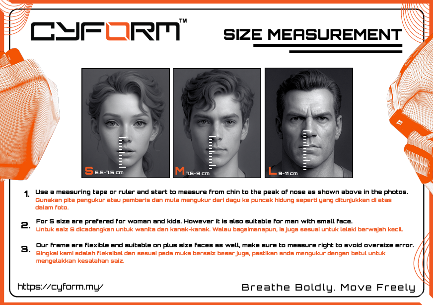 CFX03 CYFORM 3D PRINT TECHWEAR MASK CFX CYFORM FACE MASK | Shopee Malaysia