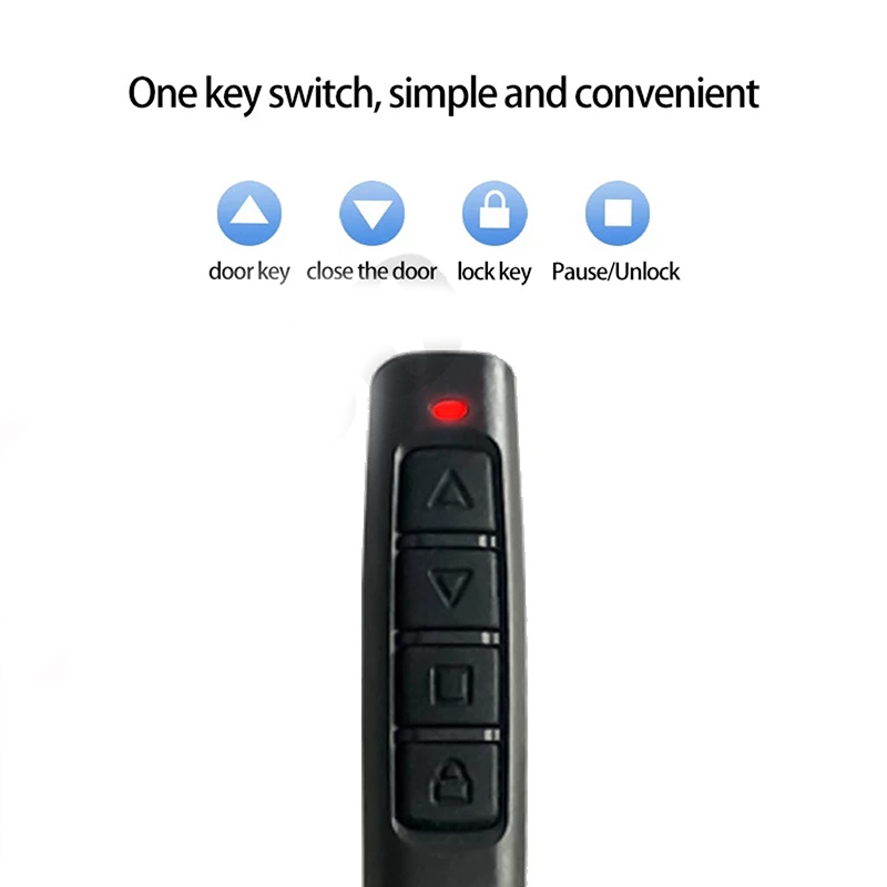330/433mhz Auto Gate Remote Control 4 Button Garage Door Remote Key ...