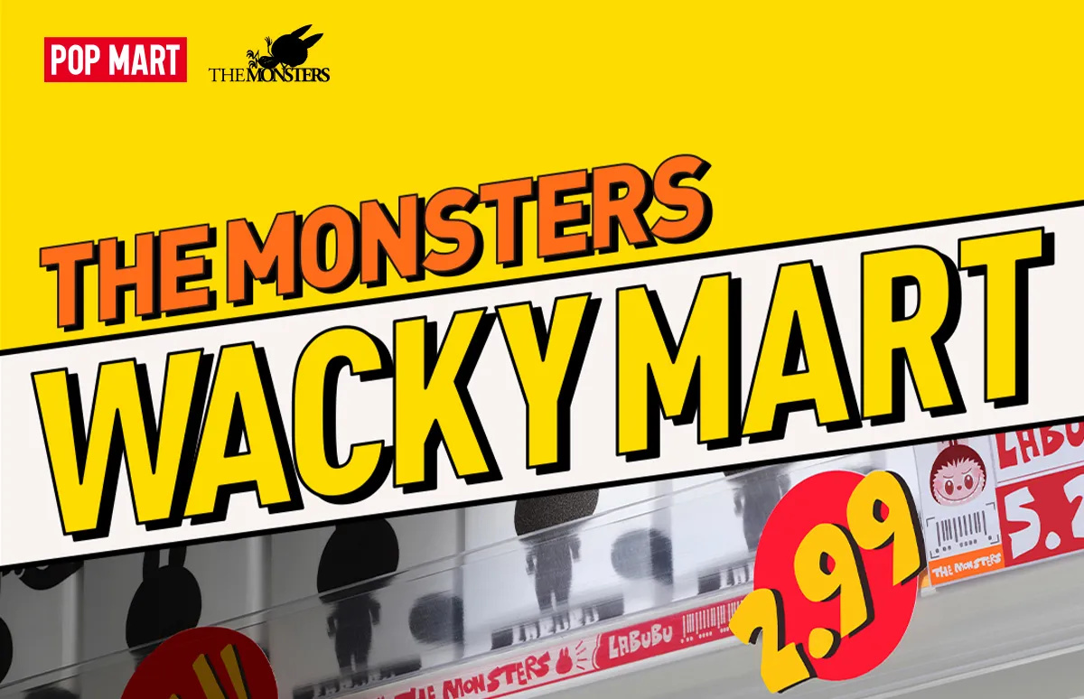POP MART The Monsters Labubu Wacky Mart Series Figures Blind Box ...