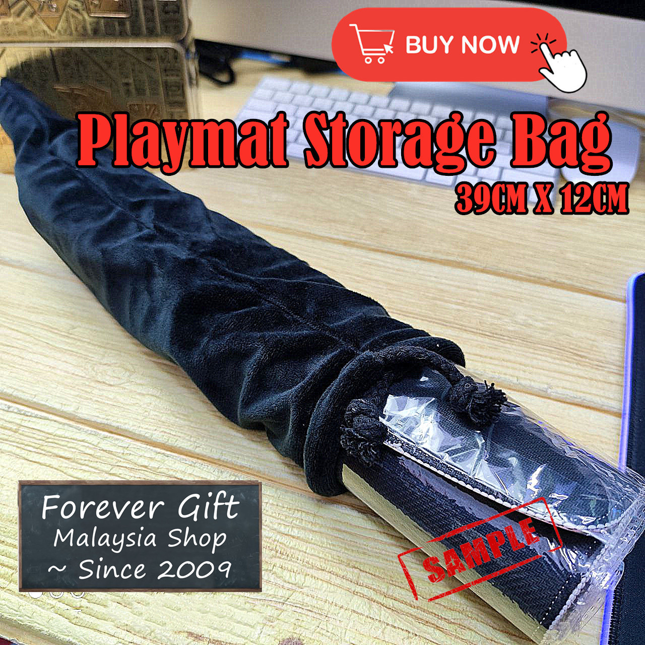 TCG Playmat Cover | Beg Simpan Bag Pouch Playmat Storage For Trading ...