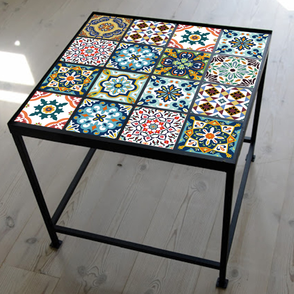 KYK Tile Dapur Sticker Oilproof Mosaic Wallpaper Bathroom Kitchen PVC ...