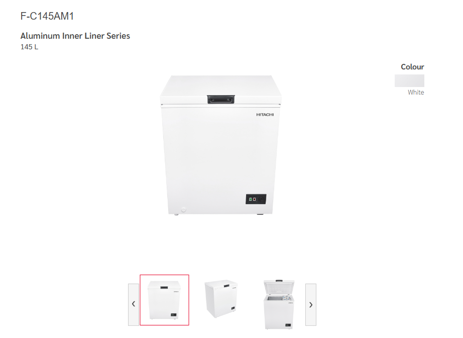 Sharp Dual Function Chest Freezer (160L) SJC168 / Hitachi (145L) Chest ...