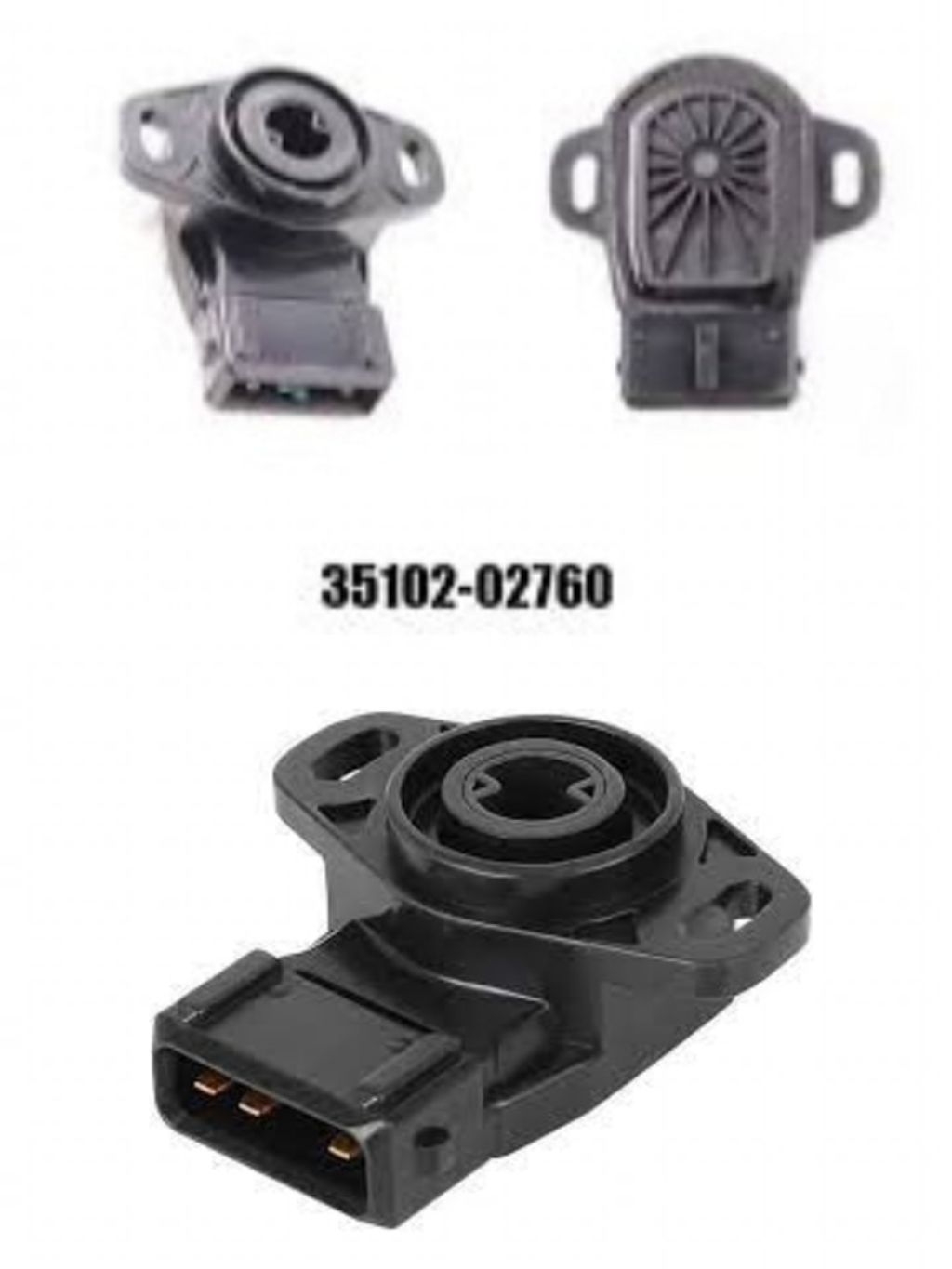 HYUNDAI INOKOM ATOS ATOZ 1.1 TPS Throttle Body Sensor (3 Pins) 35102 ...