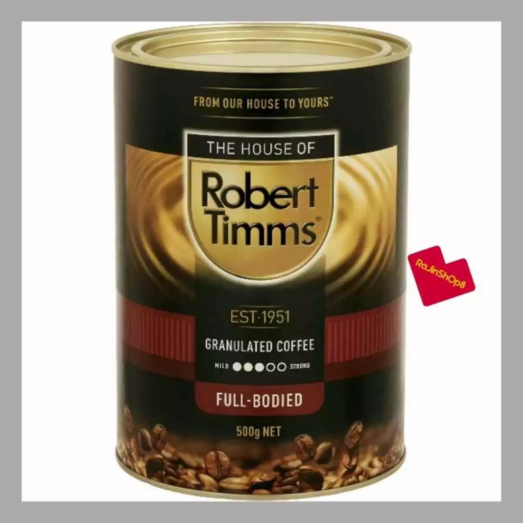 Robert Timms Instant Coffee Premium Full Bodied | Granulated | 500g Tin ...