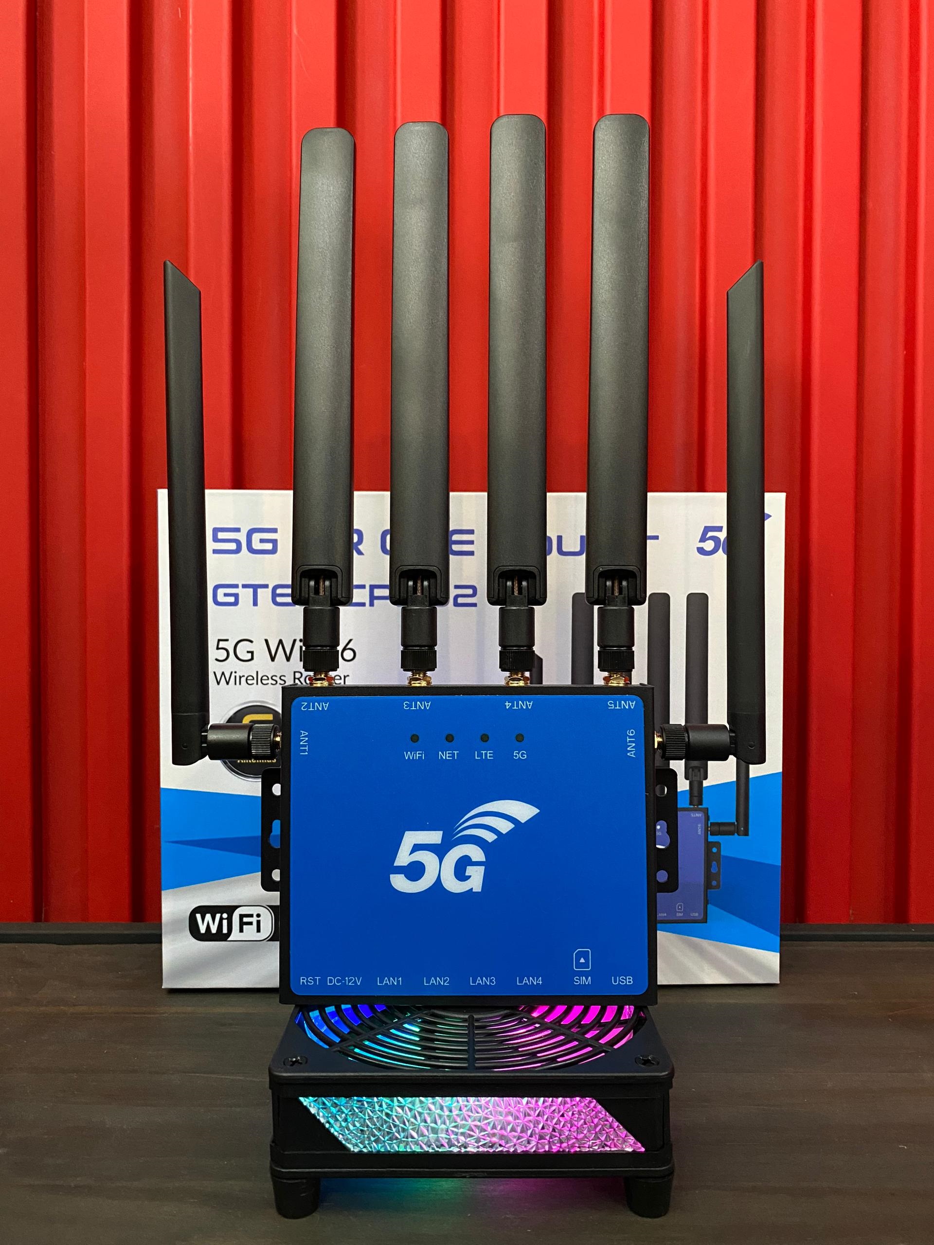 5G GTEN Cp502 Qualcomm SDX55 WiFi-6 Portable Wireless Modem Router ...