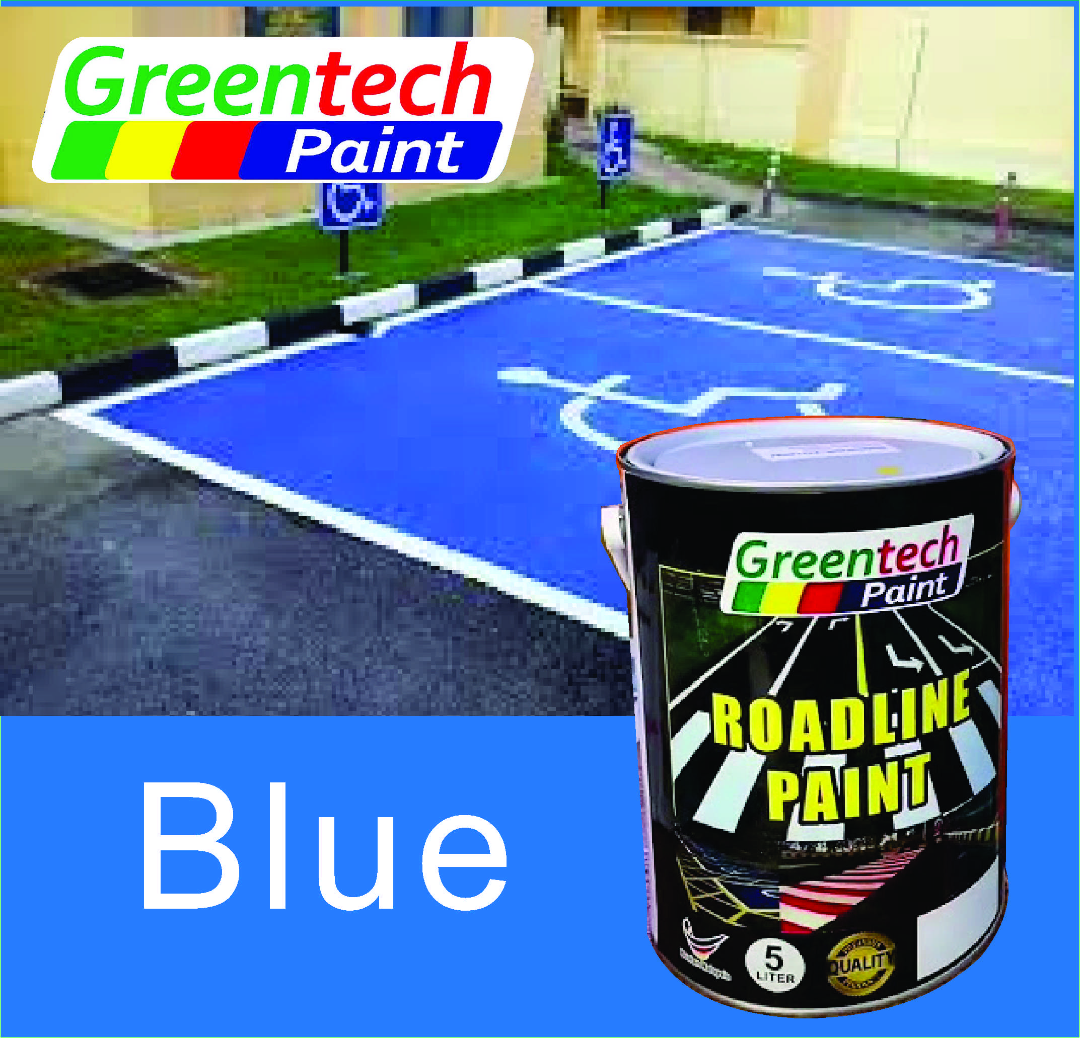 5L Paint Road Traffic Solvent Based Paint ( GREENTECH ) Roadline Paint ...