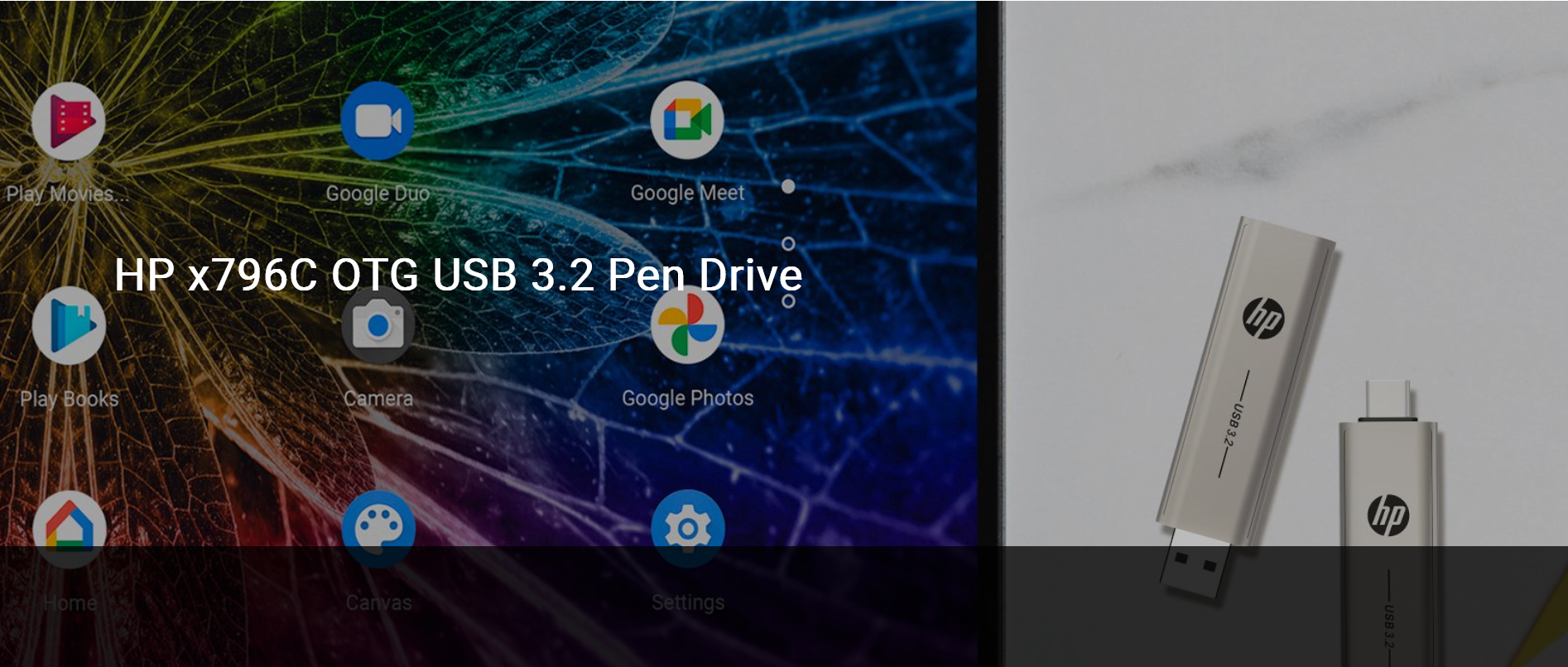 HP x796C Type-A & Type-C USB PCBA 3.2(64GB/128GB/256GB) | Shopee Malaysia