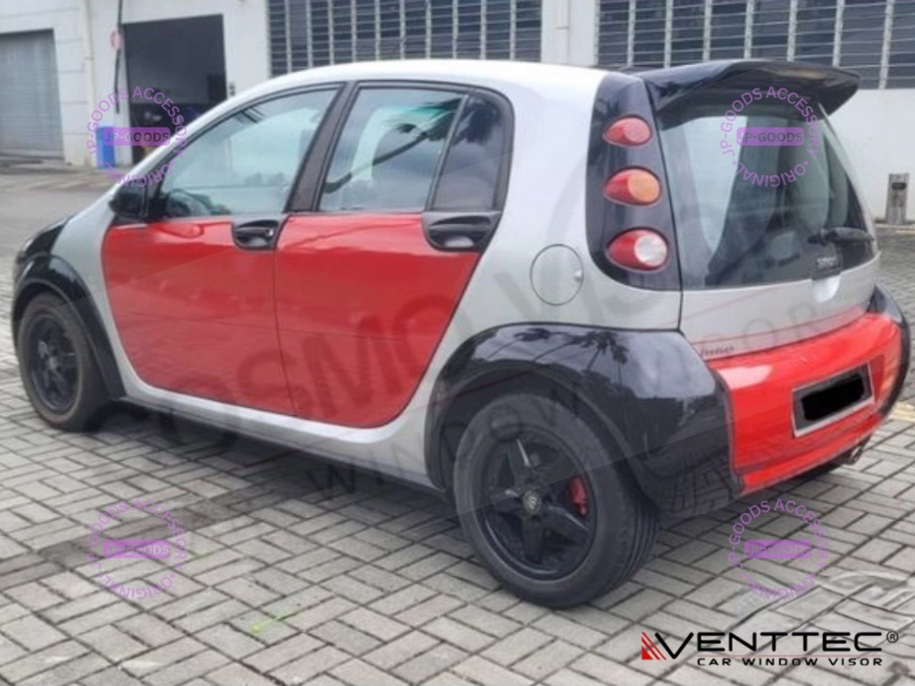 Smart ForFour 2004-2006 Venttec Door Visor / Window Vent Visors ...