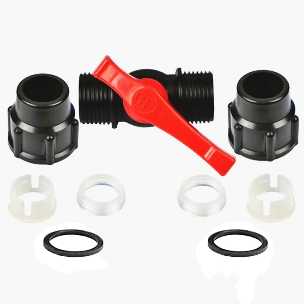 HDPE Poly Ball Valve Stopcock 20mm 25mm 32mm PE Connector Tube Pipe ...