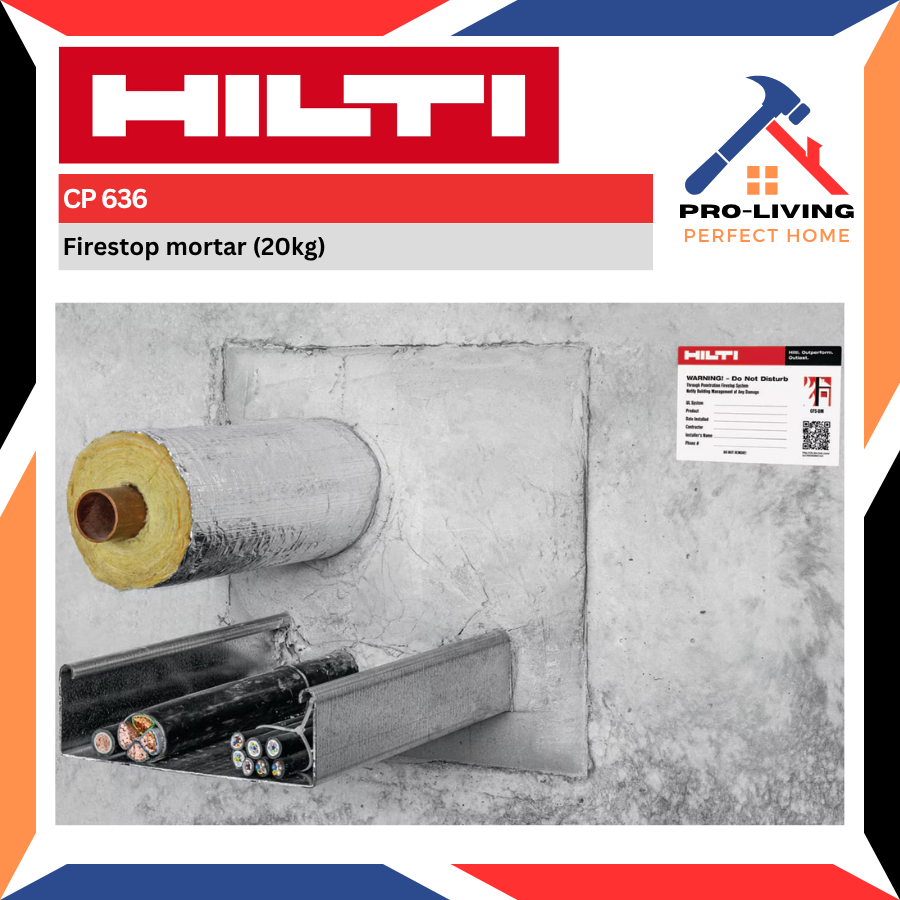 HILTI CP 636 Firestop Mortar (20kg) | Shopee Malaysia