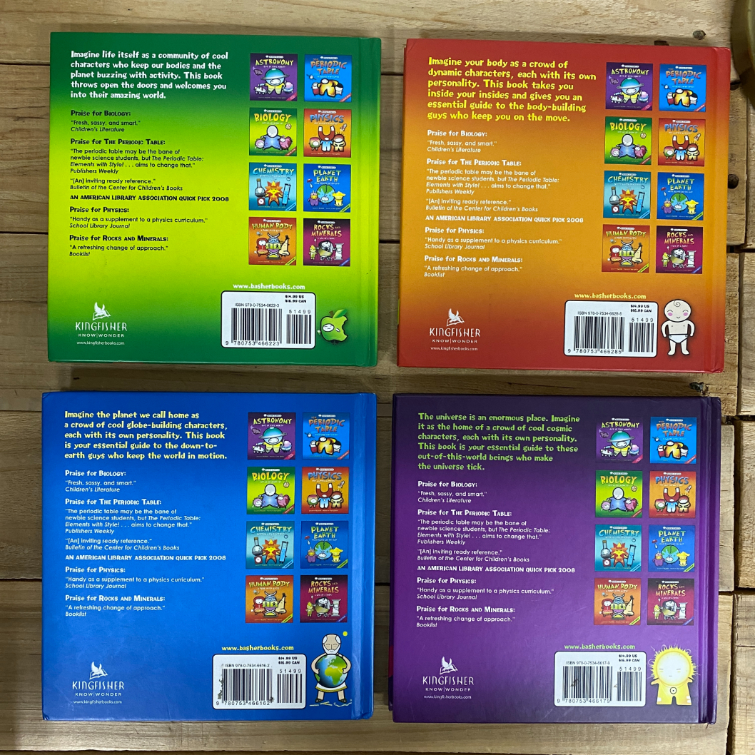 General Knowledge for Children : Basher Science / Basher Basics series (Preloved) | Shopee Malaysia