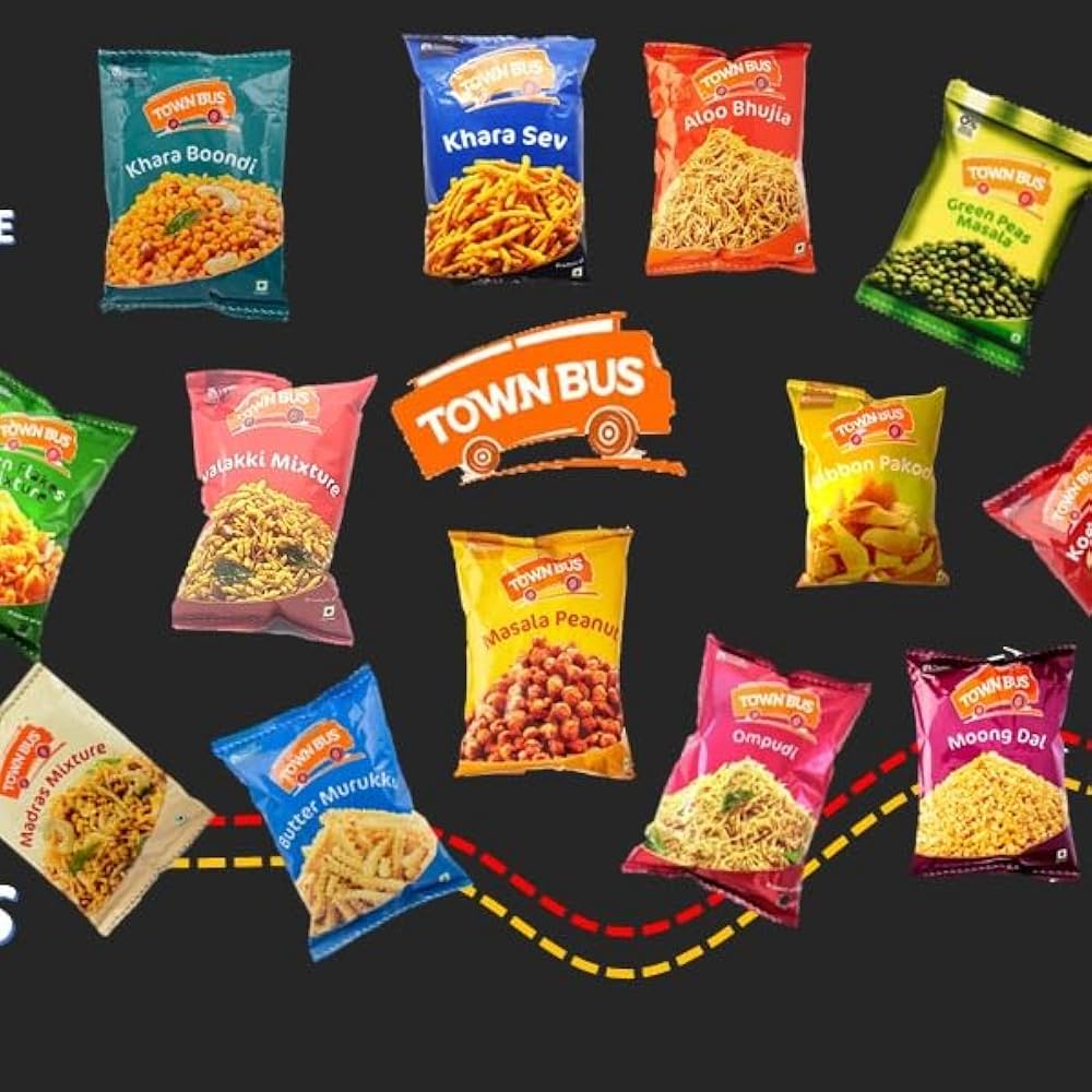 TOWN BUS INDIAN SNACKS 170G | Shopee Malaysia