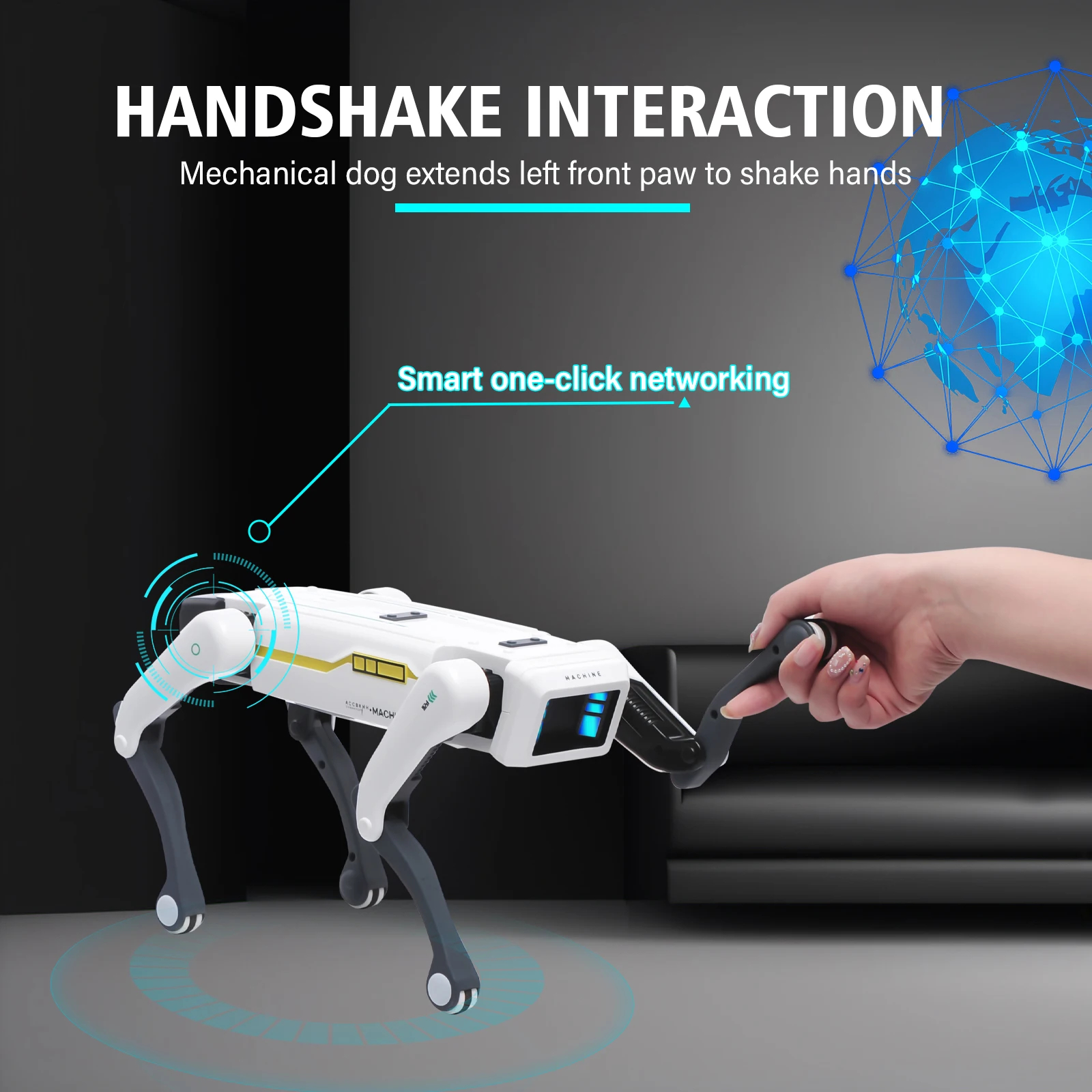 Intelligent AI RC Robot Dog Voice Dialogue APP Remote Control ...