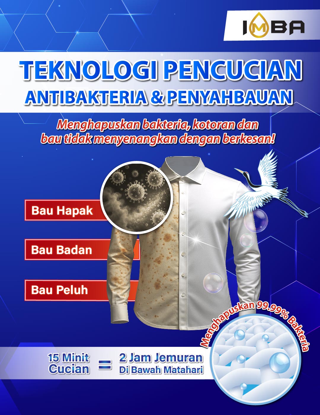 SABUN DOBI LIQUID LAUNDRY IMBA DETERGENT HIGH QUALITY 5KG/ MIKROKAPSUL ...