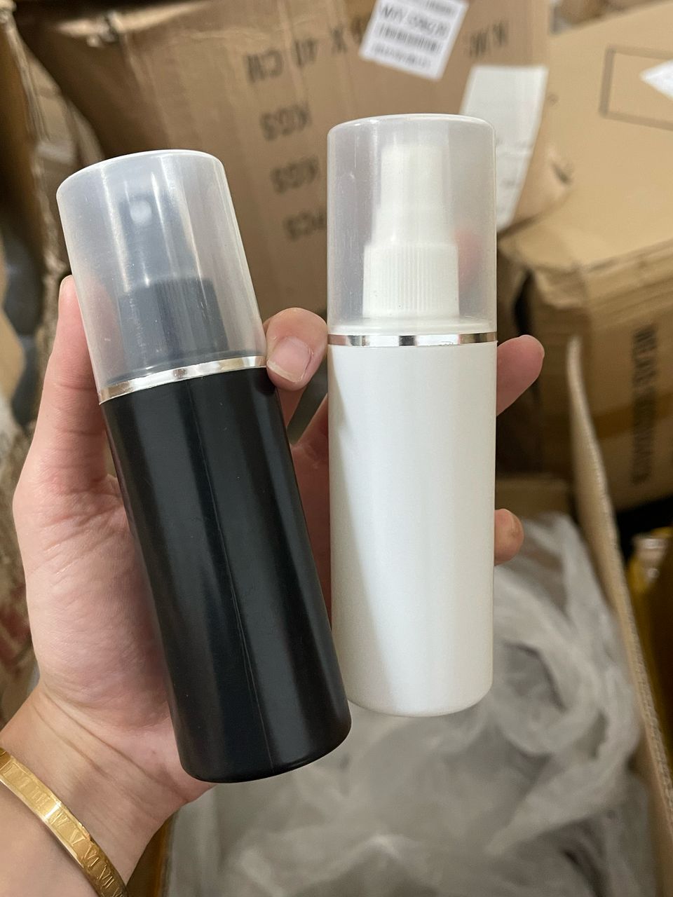 100ml botol kosong plastik HDPE dengan penutup(1set)refillable empty ...