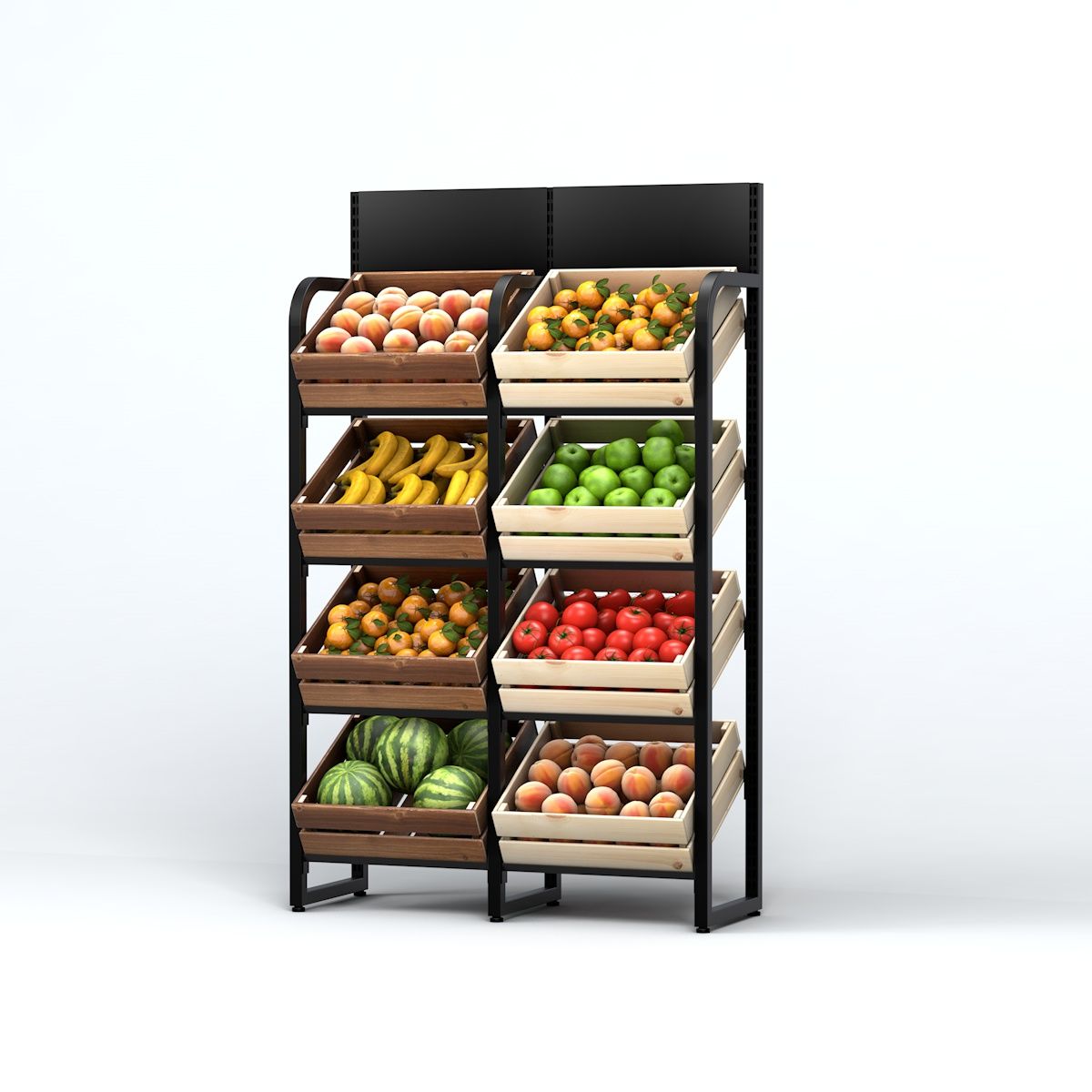Fruit shelf display rack supermarket fruit rack snack rack kitchen rack ...