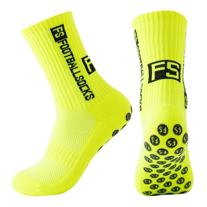 Sports Socks Round Silicone Non-Slip Football Socks for Men & Women ...