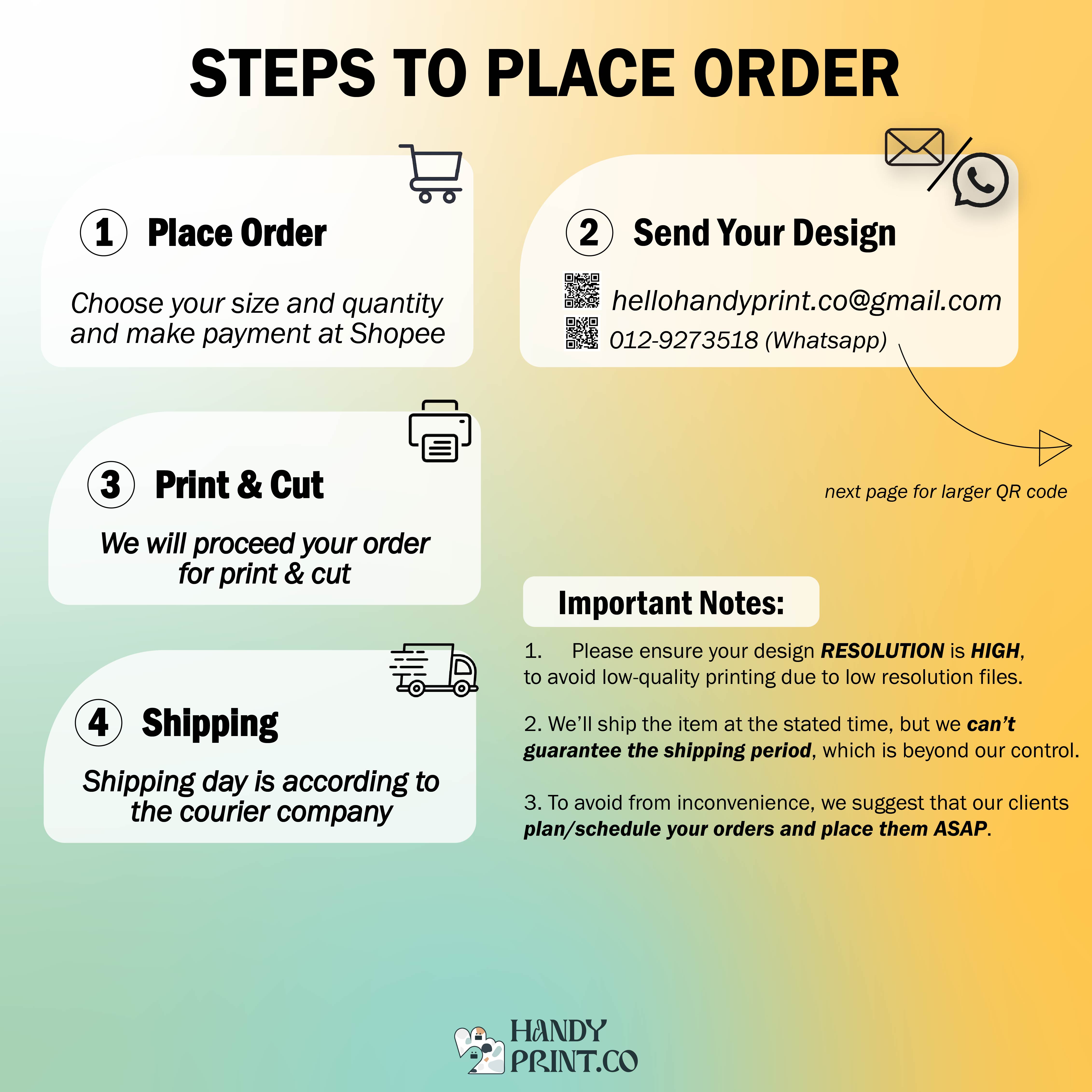 Voucher Print (best for writing/stamp/chop) 100gsm Simili Paper Double ...