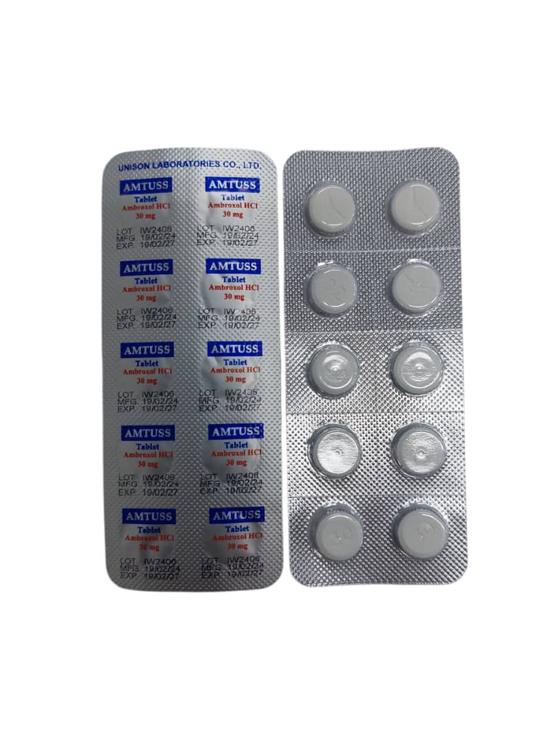 Amtuss Ambroxol HCl 30mg 10's/Stp [For Phlegm] | Shopee Malaysia