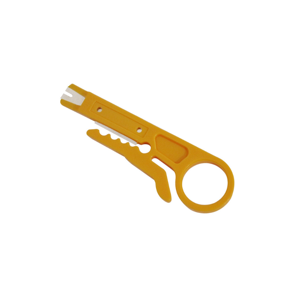 MINI Yellow Network UTP Lan Wire Punch Down Cable Wire Cutter Stripper ...