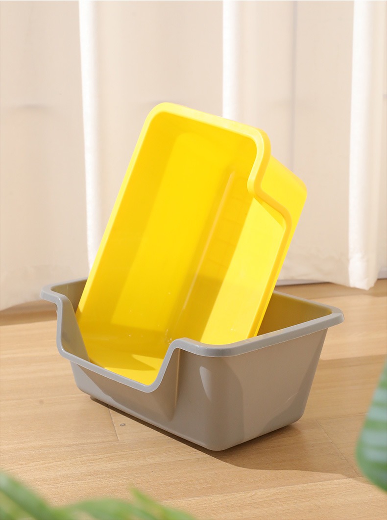 PETBLOX 🐕🐈 Tandas Haiwan Extra Large Cat Litter Box Open Splash Proof ...