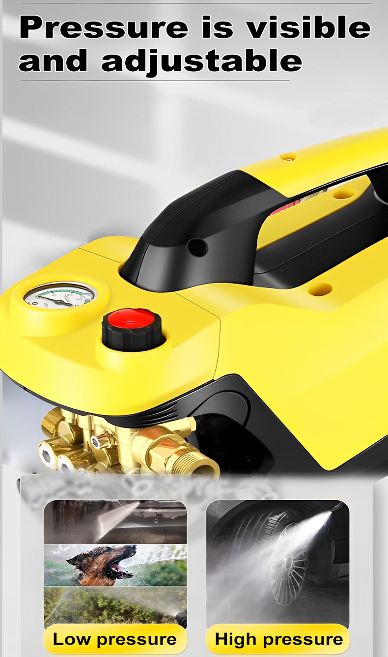 REAIM Water Jet High Pressure Portable Washer Cleaner Jet karcher 7m ...