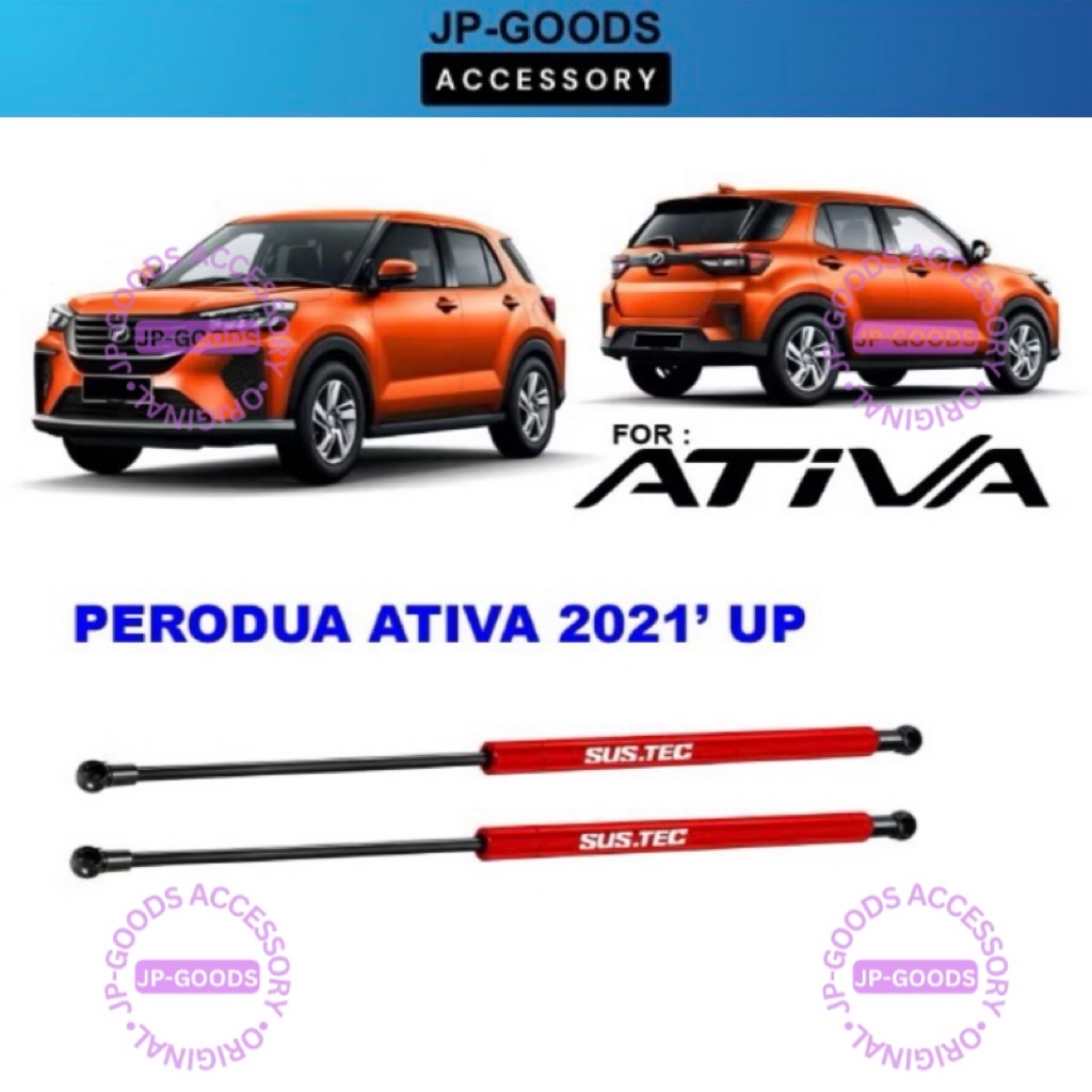 Perodua Ativa 2021 - 2024 Sustec Front Hood Damper 2PCS Bonnet Lifter ...