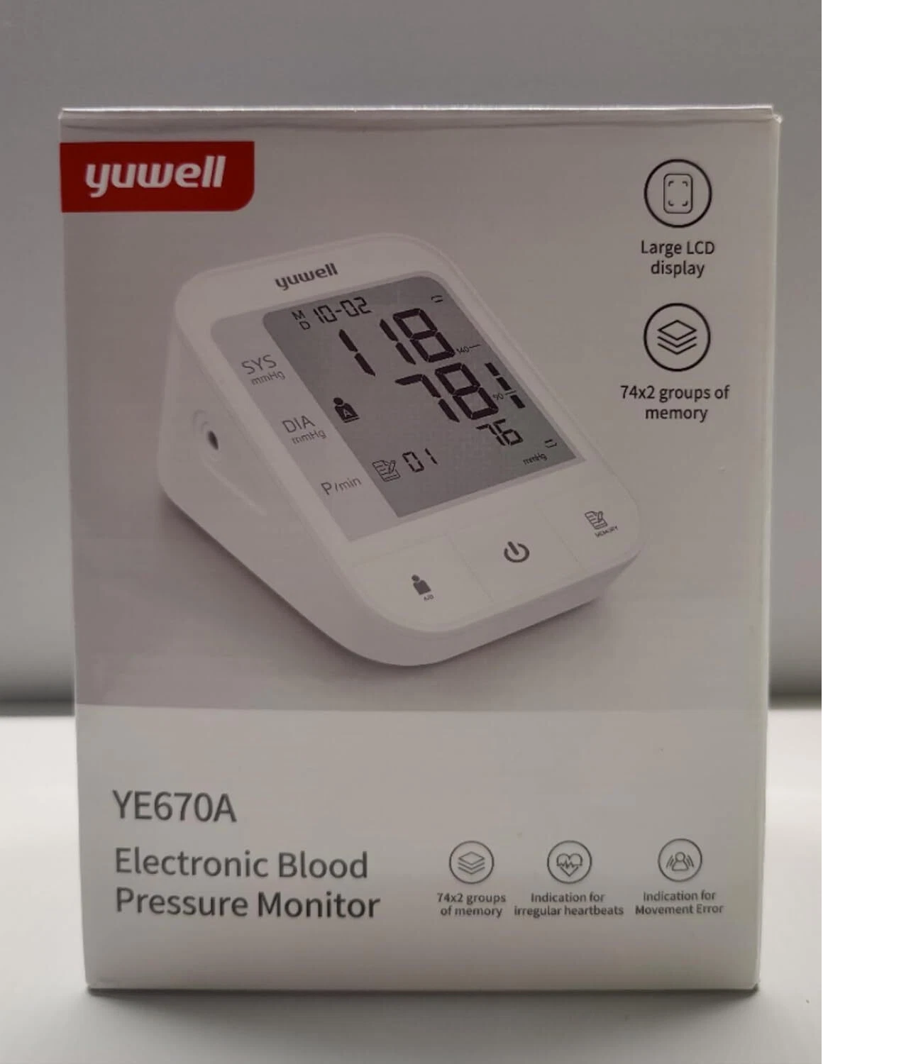 [5 years warranty] (Approved by KKM & MDA) YUWELL YE660D YE670A BLOOD PRESSURE Monitor Machine ...