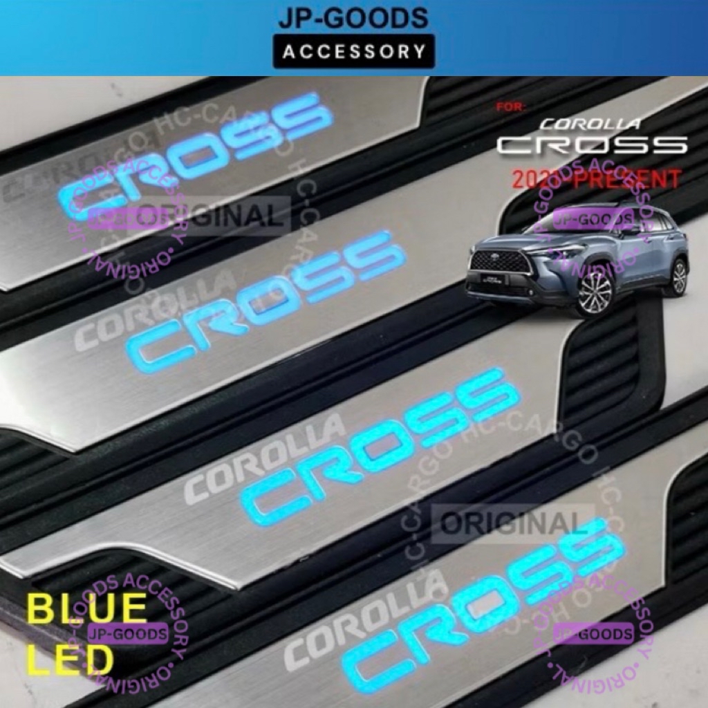 Toyota Corolla Cross 2021 - 2022 LED Door Side Sill Step Plates ...