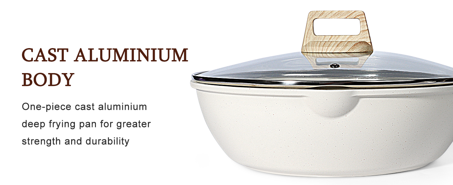 GIPP® Non-Stick Deep Frying Pan Large Capacity PFOA-Free (24/28/30cm) | Shopee Malaysia