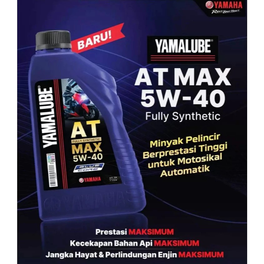 YAMALUBE SCOOTER 4T MAX FULLY SYNTHETIC 5W-40 API SN MB XMAX250 NVX155 ADV160 | Shopee Malaysia